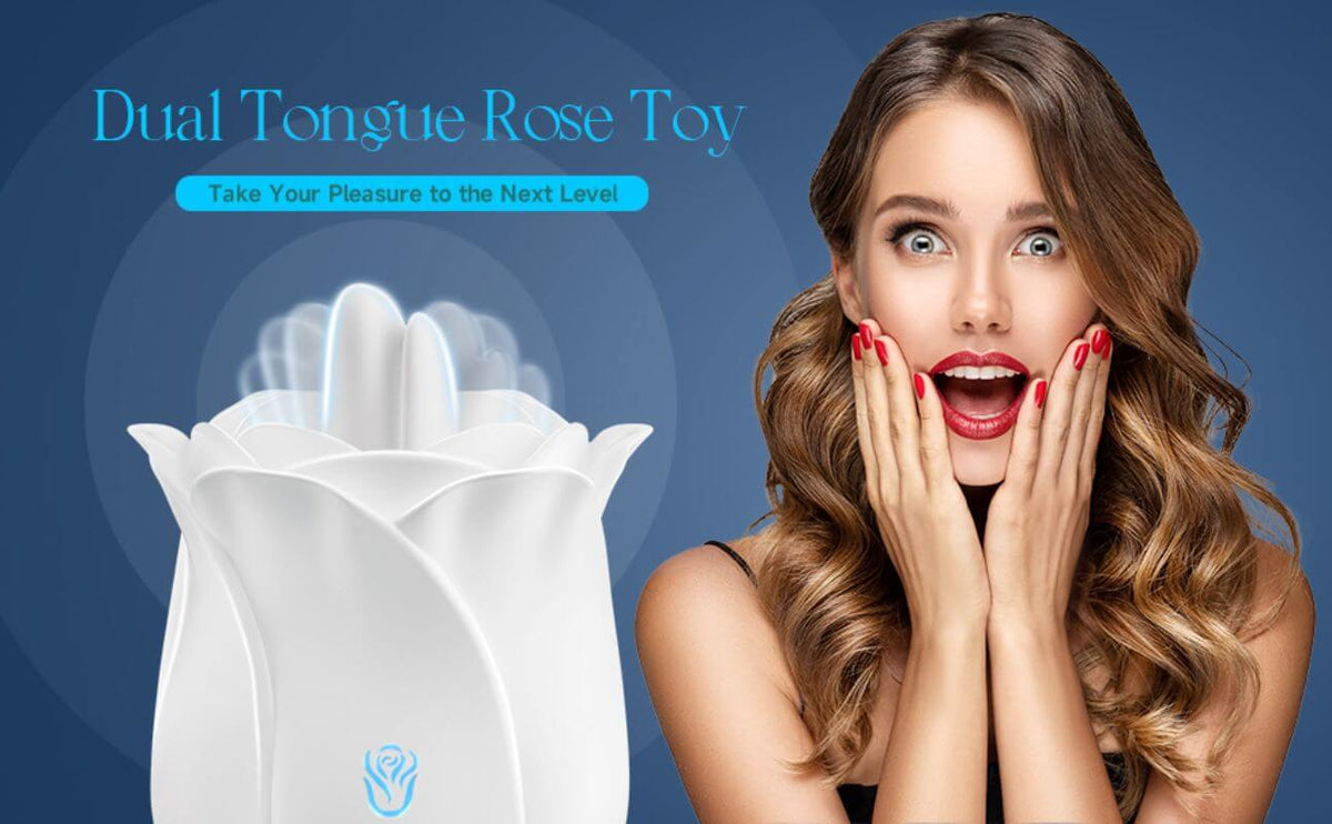 Dual Tongue Licking Rose Toy – RoseZoe